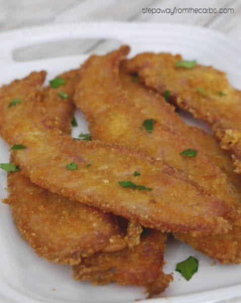 Pork Rind Crusted Bacon - Step Away From The Carbs