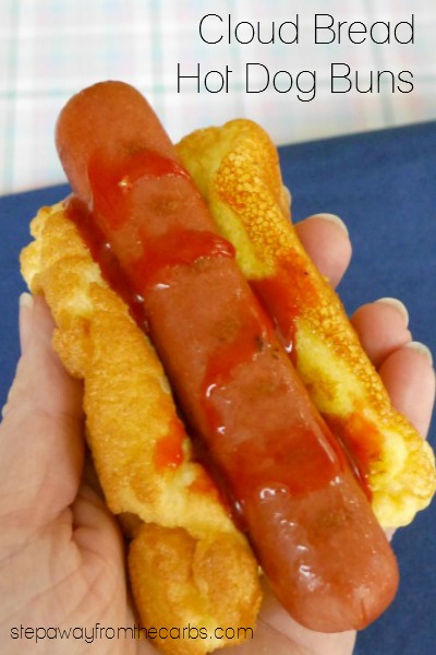 Cloud Bread Hot Dog Buns - Step Away From The Carbs