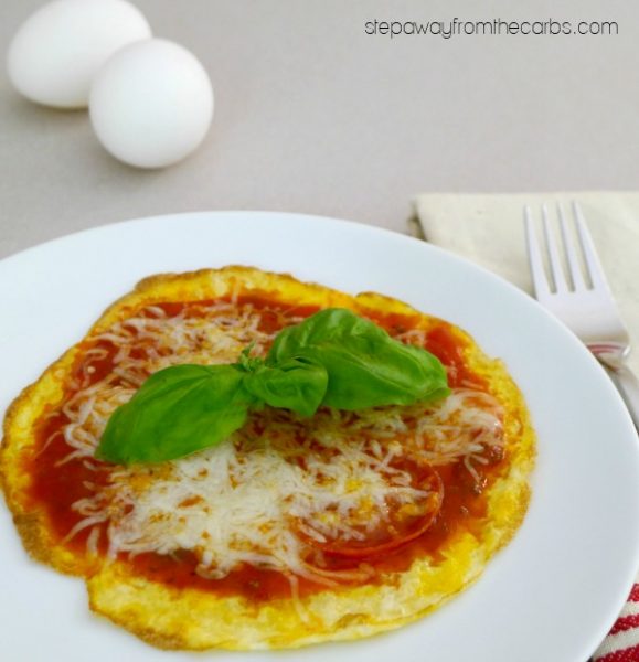 Low Carb Pizza Omelet - Step Away From The Carbs