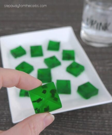 Low Carb Mojito Jello Bites - Step Away From The Carbs