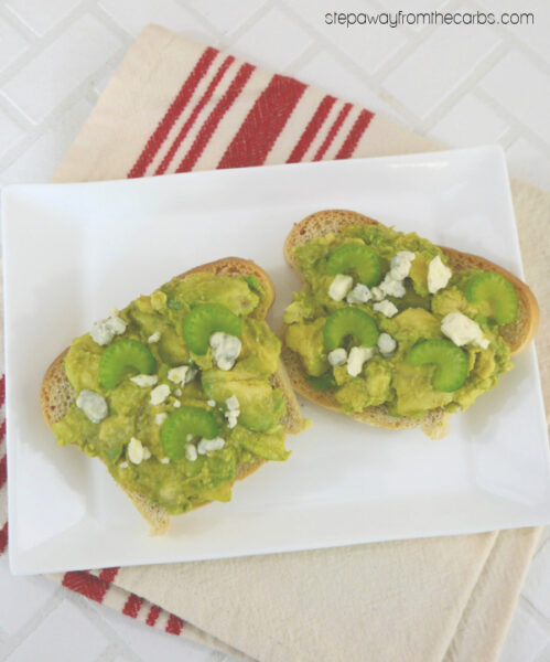 Low Carb Avocado Toast - The Best Toppings! - over 18 keto friendly ideas