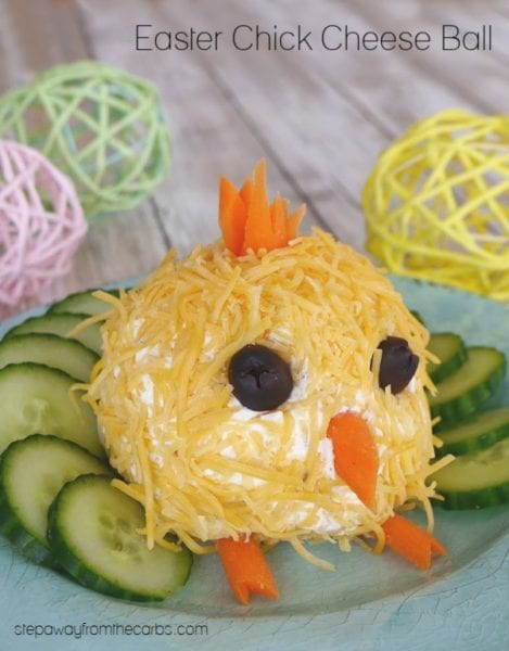 Easter Chick Cheese Ball - Step Away From The Carbs