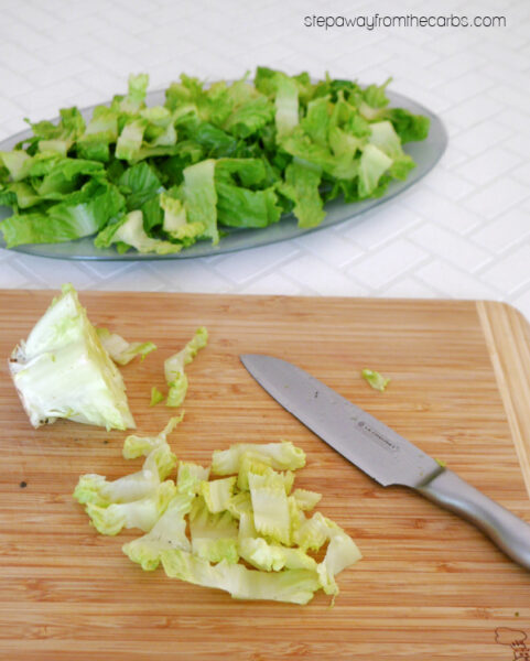 Keto Salad with Bacon Grease Dressing - Step Away From The Carbs