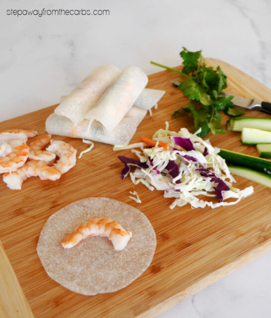 Low Carb Jicama Spring Rolls - Step Away From The Carbs