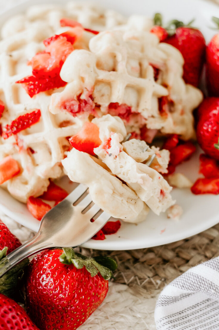 Keto Cream Cheese Waffles (Chaffles!) - Step Away From The Carbs