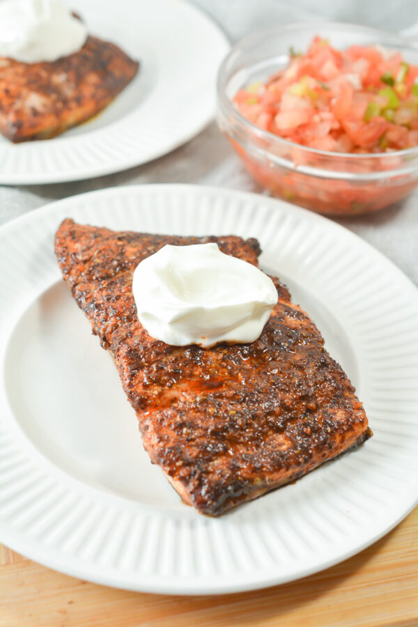 Mexican Salmon - Step Away From The Carbs