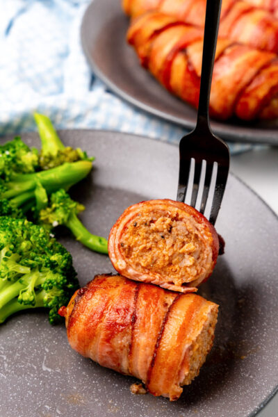 Bacon Wrapped Sausages - Step Away From The Carbs